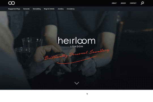 Heirloom London — Jewellery Services and Ecommerce Site - Webflow